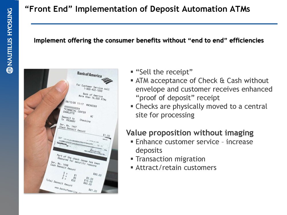 Deposit Automation Overview